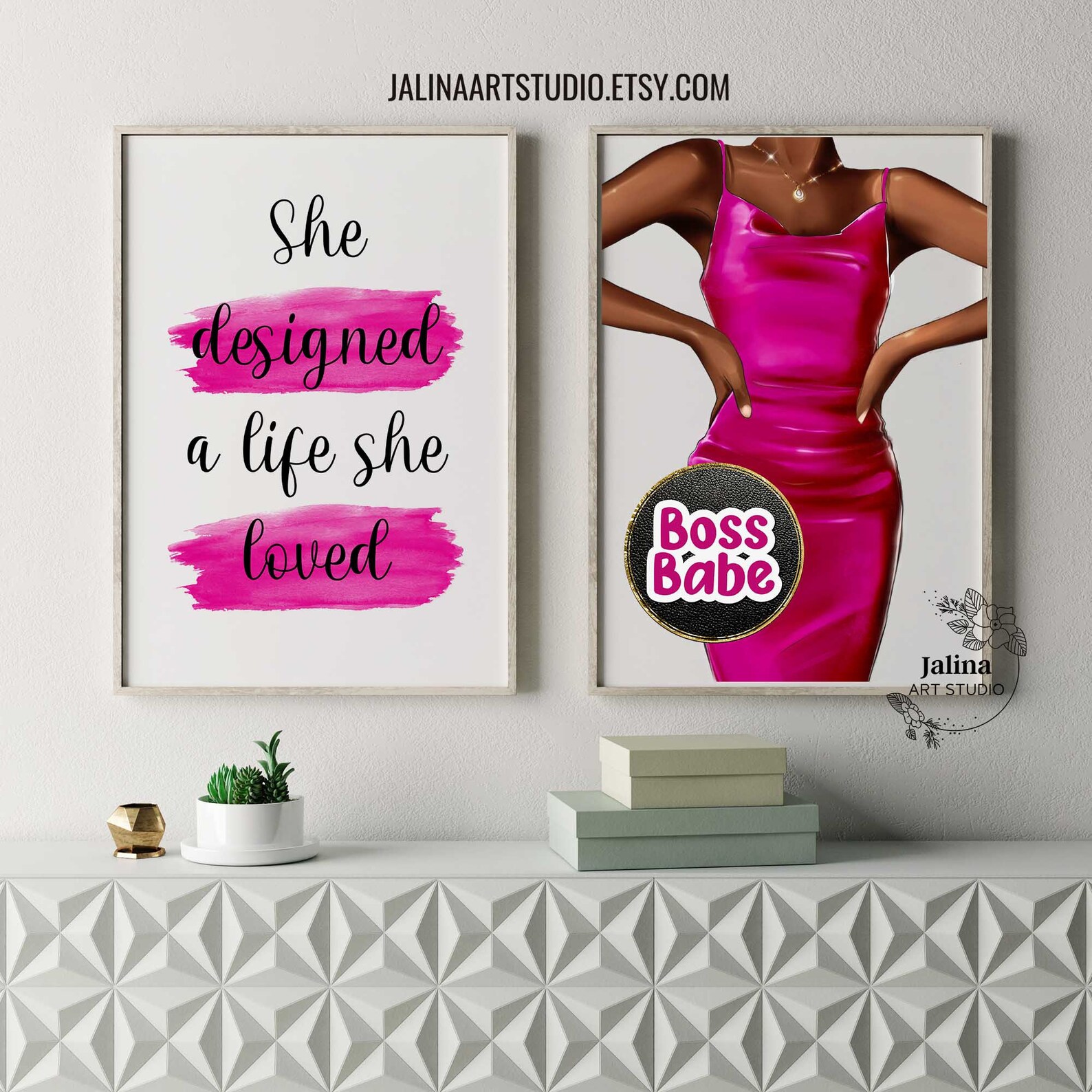 Girl Boss Wall Decor Girl Boss Printable Boss Babe Office - Etsy
