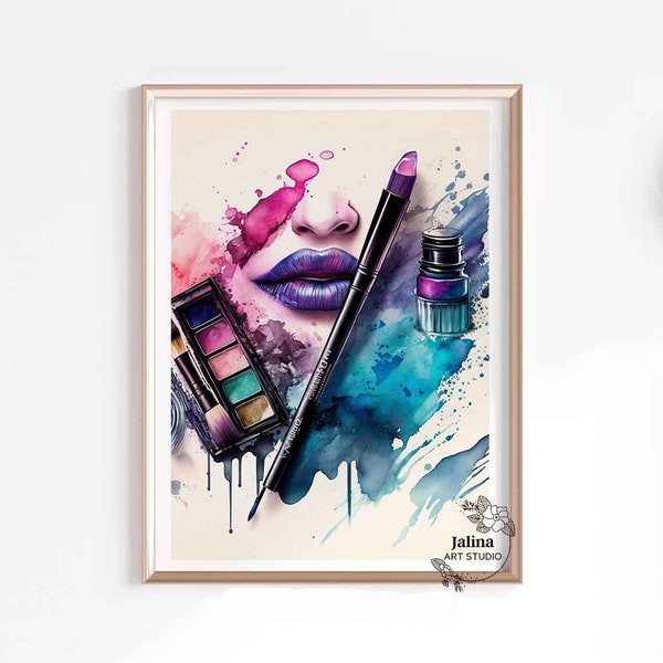 Makeup Print - Etsy