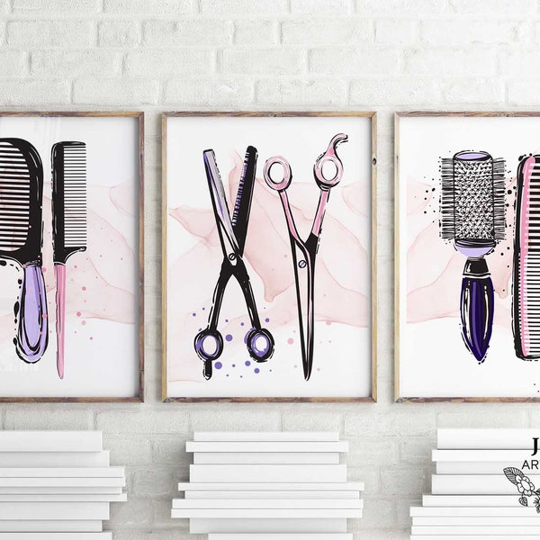 Salon Wall Art - Etsy