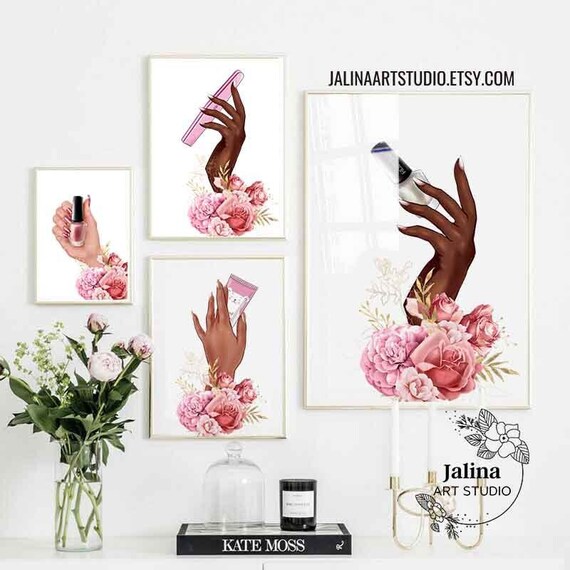 Beautiful Feminine Hands Holding Nail Tech Tools Nail Salon - Etsy