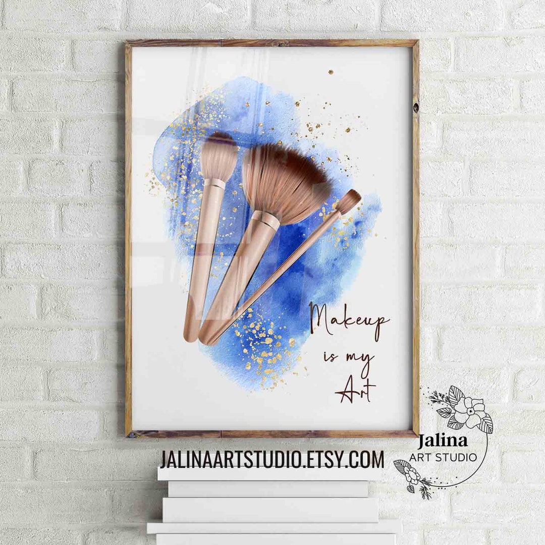 Makeup Wall Art, Beauty Room Decor, Makeup Studio Wall Art | DIGITAL ...