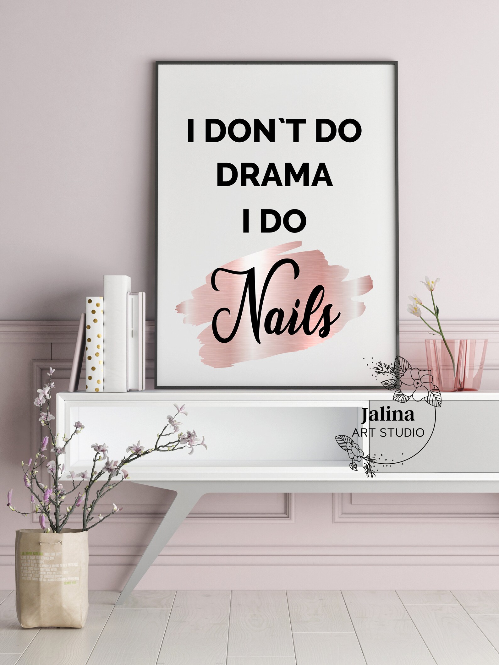 Nail Quote Poster Set of 2 Posters - Etsy