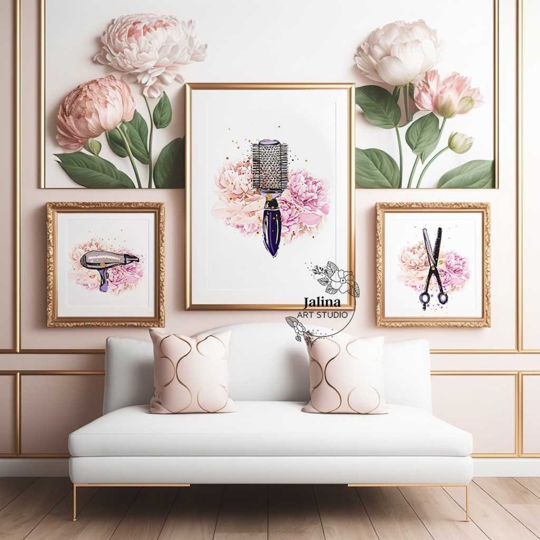 Hair Salon Decor, Hair Salon Wall Art Printable, Printable Wall Art for ...