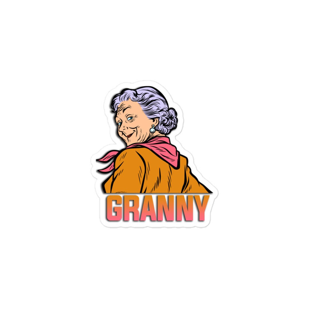 Granny Sticker: Durable Vinyl, Bubble-free Application - Etsy