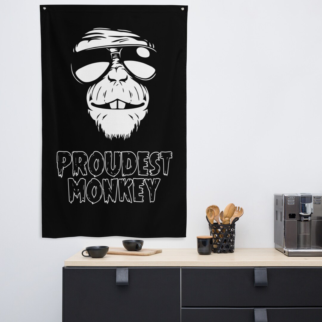 Proudest Monkey - Flag - Etsy