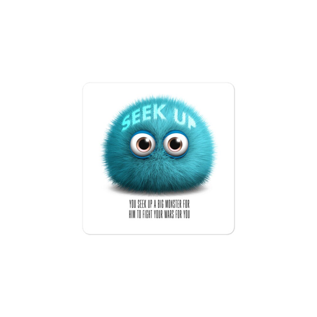 Seek up (big Monster) - Etsy