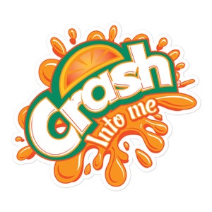 Crash (crush Soda) - Bubble-free Stickers - Etsy