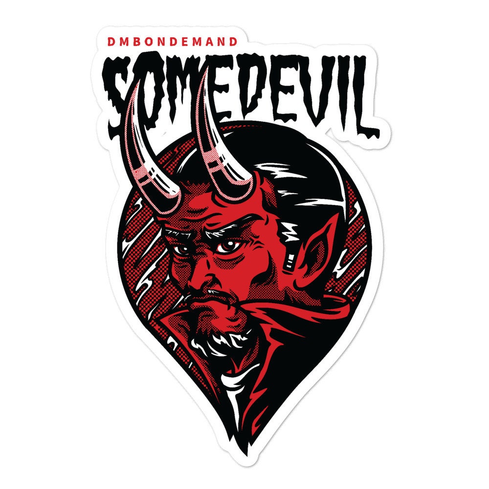 Some Devil Bubble-free stickers | Etsy