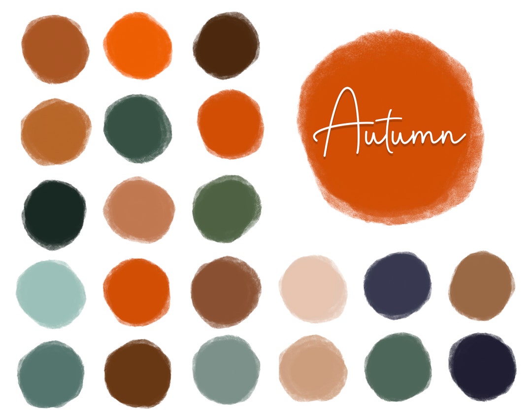 21pc Watercolor Circles Clipart, Instagram, Story Highlight, Digital ...