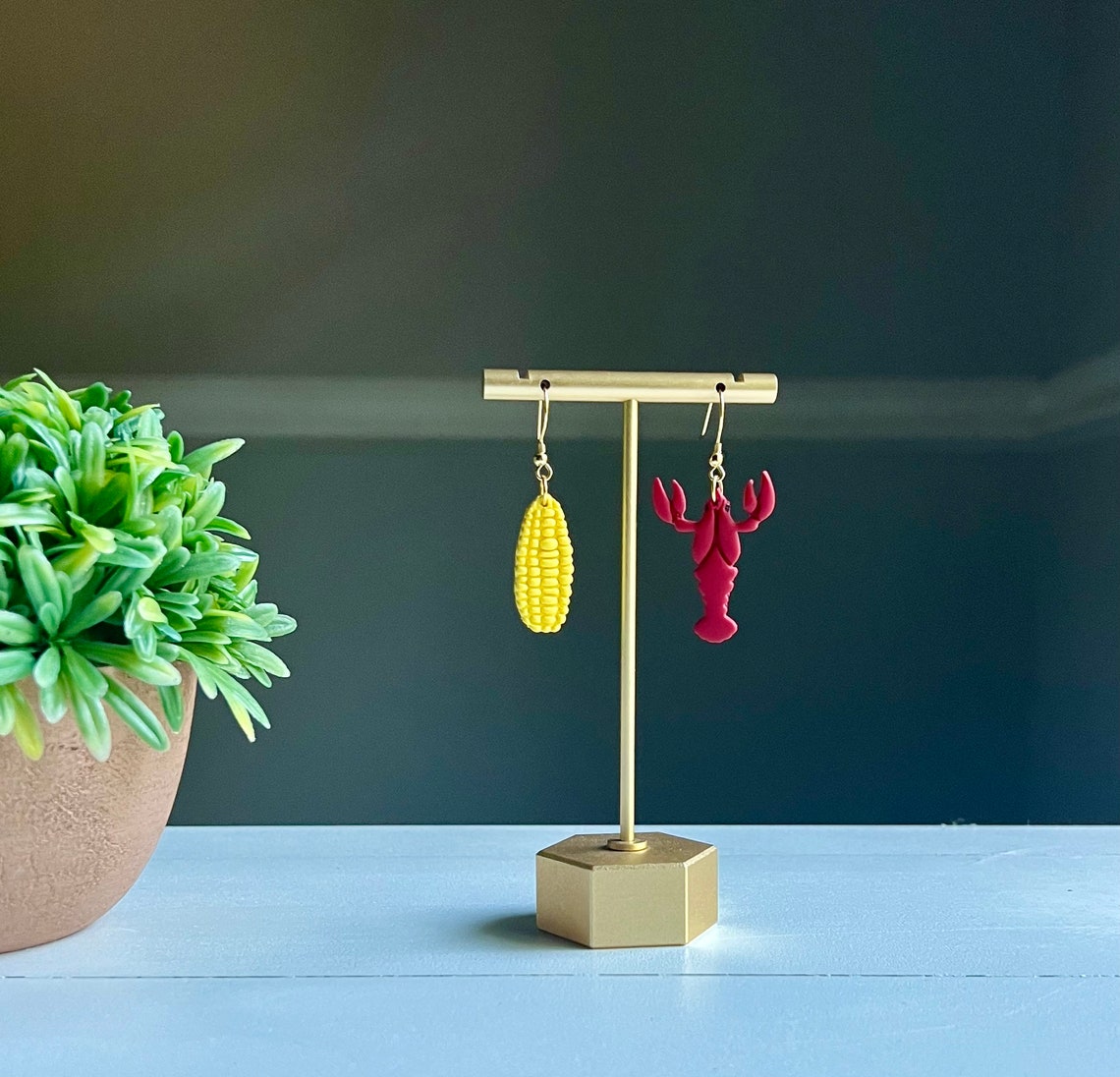 Crawfish Boil Clay Earrings - Etsy