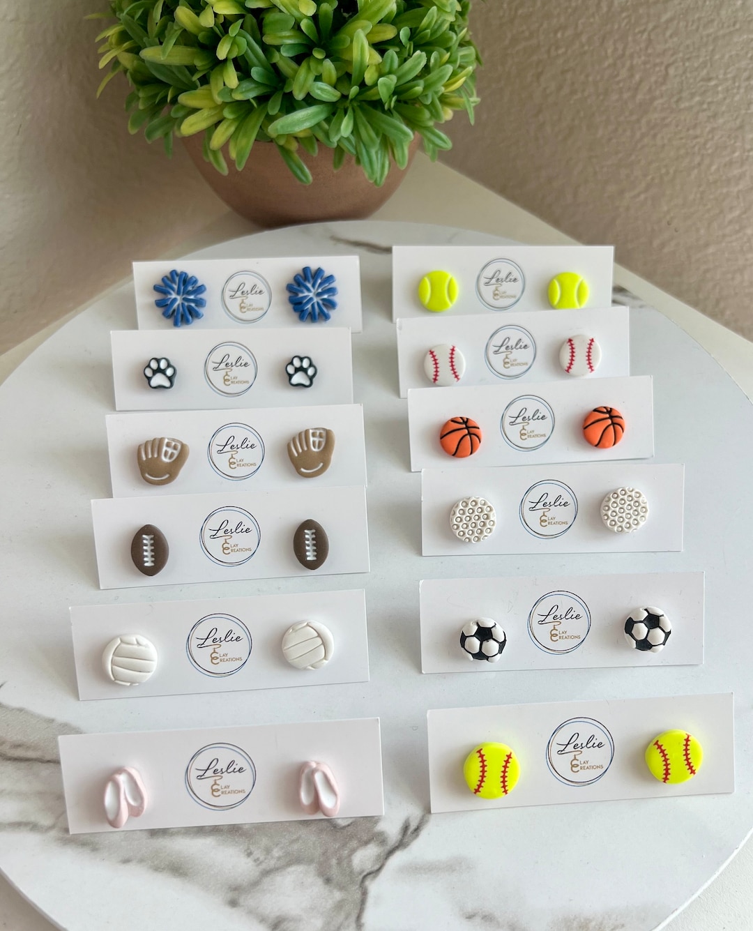 Build Your Own Sports Clay Stud Pack - Etsy