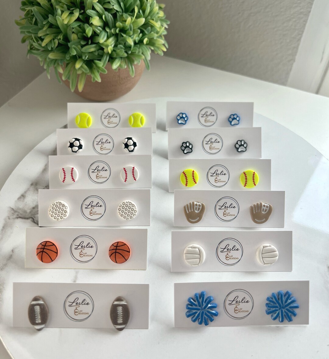 Build Your Own Sports Clay Stud Pack - Etsy