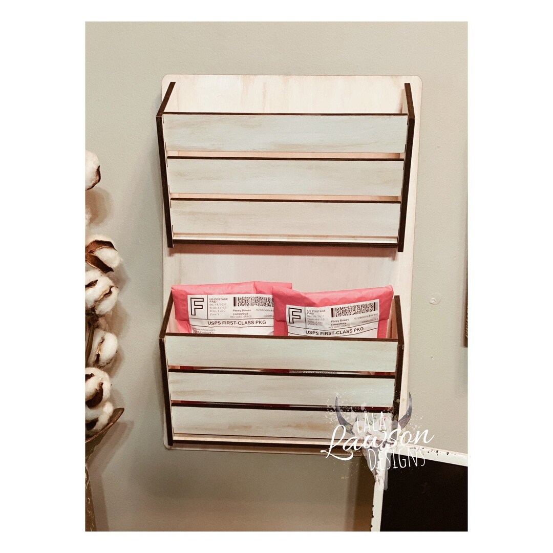 Crate Mail Organizer, SVG, PDF, Laser Ready File, Glowforge Ready - Etsy