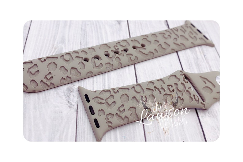 Leopard Print Watch Band SVG: Laser Cut File (digital Download) - Etsy