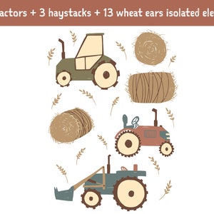 Farm and Barn Animals Set Clipart Bundle, 90+ Elements, Commercial Use ...