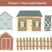 Farm and Barn Animals Set Clipart Bundle 90 Elements - Etsy