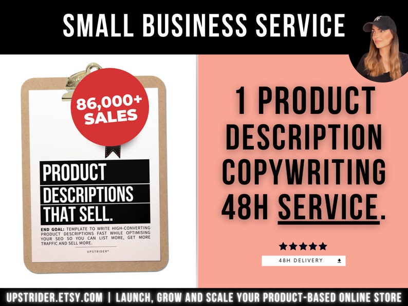 Personalised Product Listing Description Copywriting Service - Etsy UK