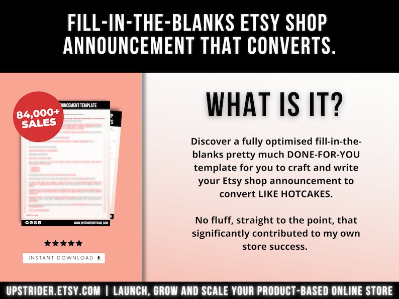 How to Write an Etsy Shop Announcement That Convert - Etsy UK