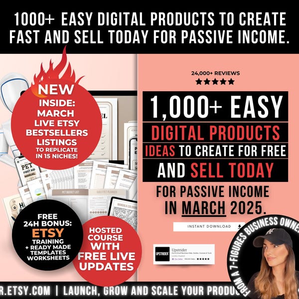 Digital Downloads Etsy