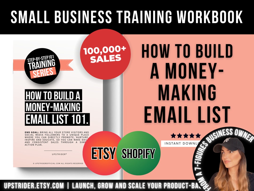 How to Build a Money-making Email Marketing List Lead Magnet - Etsy