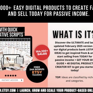 1000 Digital Products Ideas to Create and Sell Today for Passive Income ...