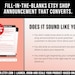 How to Write an Etsy Shop Announcement That Convert, Fill-in-the-blanks ...