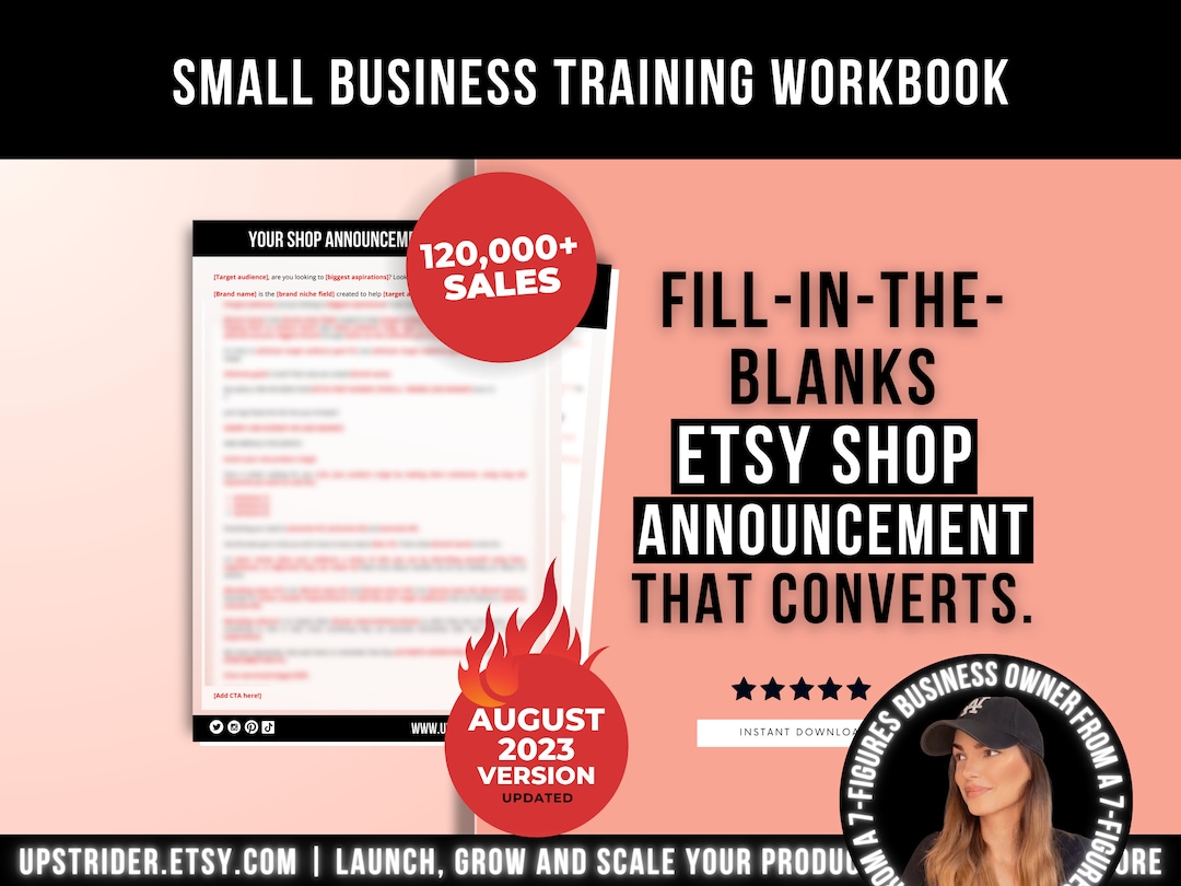 How to Write an Etsy Shop Announcement That Convert - Etsy UK