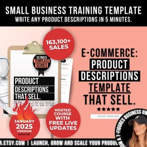 How to Write Listing Product Descriptions That Sell Template Cheat ...