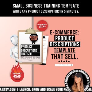 How to Write Listing Product Descriptions That Sell Template Cheat ...