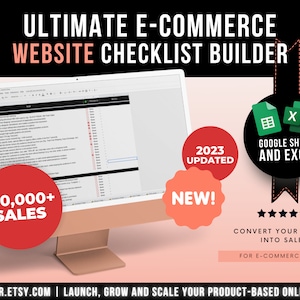Ultimate E-commerce Shopify Store and Website Checklist - Etsy