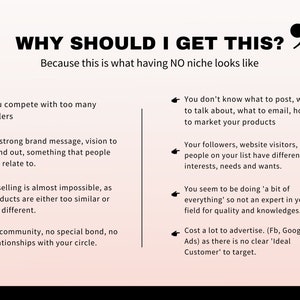 How to Niche Down and Solve Problems Workbook, Find Your Profitable ...