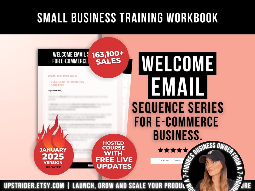 Welcome Email Sequence Template for Product-based & E-commerce Business ...
