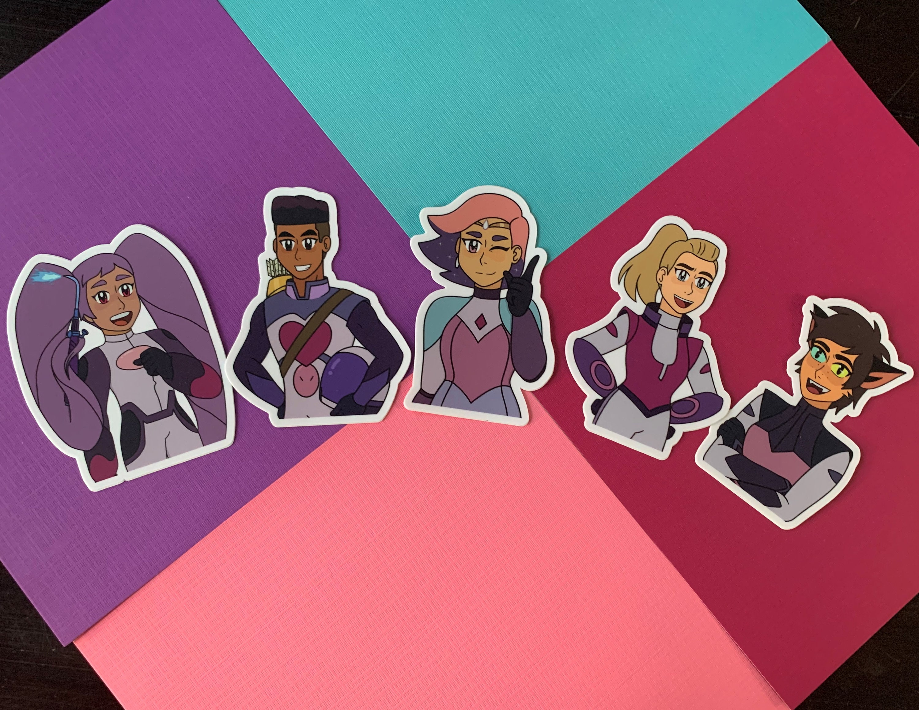 Space Suit Squad Stickers/she Ra/vinyl Stickers/very Slight Surface ...