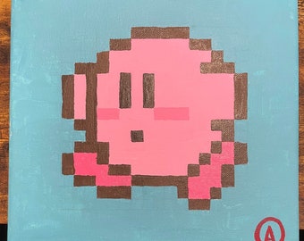 8 Bit Kirby | Etsy