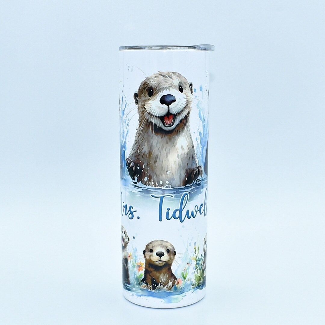 Otter Tumbler 20oz / Custom 20oz Tumbler / Otter Gifts - Etsy
