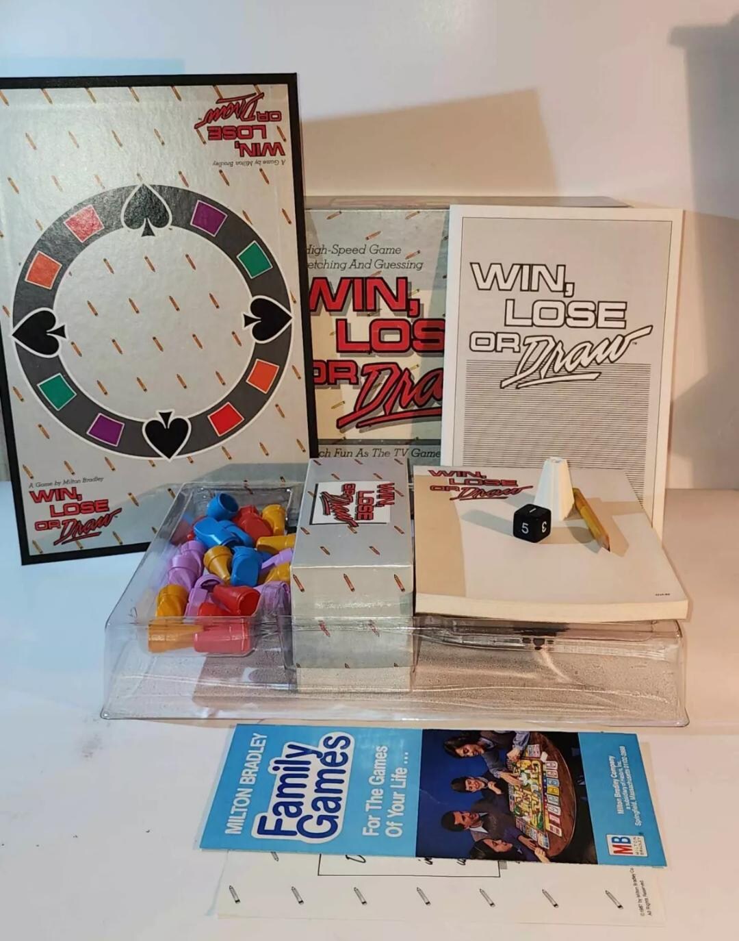 Vintage 1988 Win Lose or Draw Party Edition Milton Bradley Game - Etsy