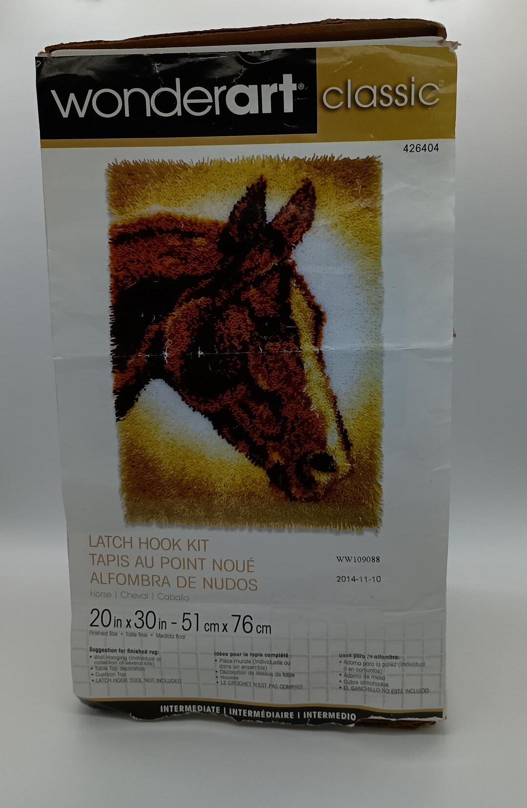 Horse Wonderart Classic Latch Hook Kit 20x30 - Etsy