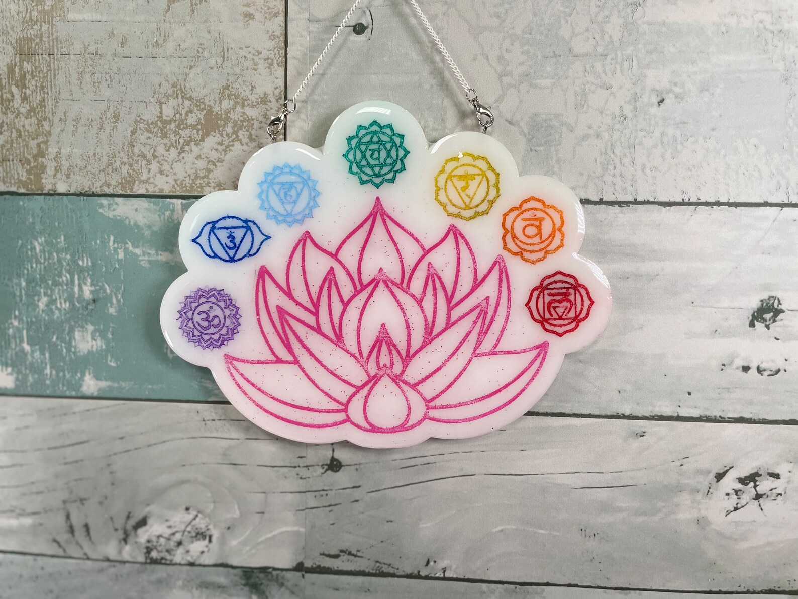 Lotus Flower Resin Wall Decor, Lotus Wall Art, Yoga Art, Flower of Life ...