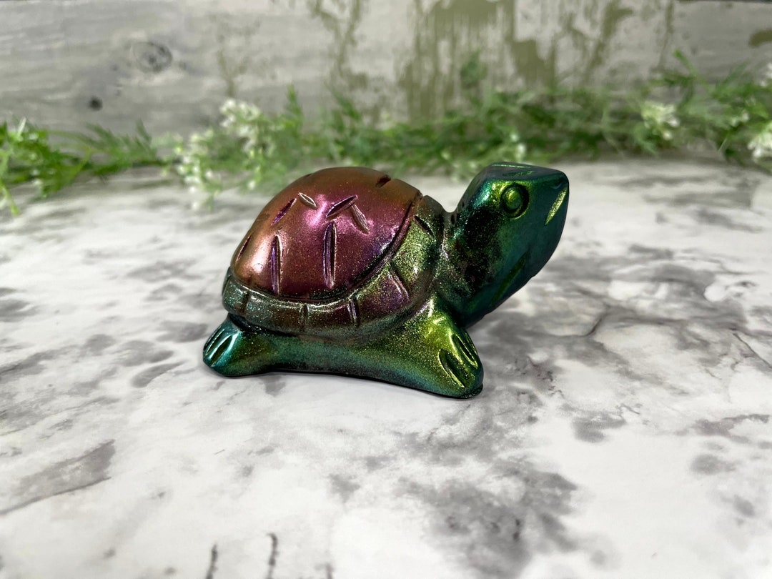 Resin Turtle Figurine, Turtle Gifts, Garden, Fairy Garden, Decor, Home ...