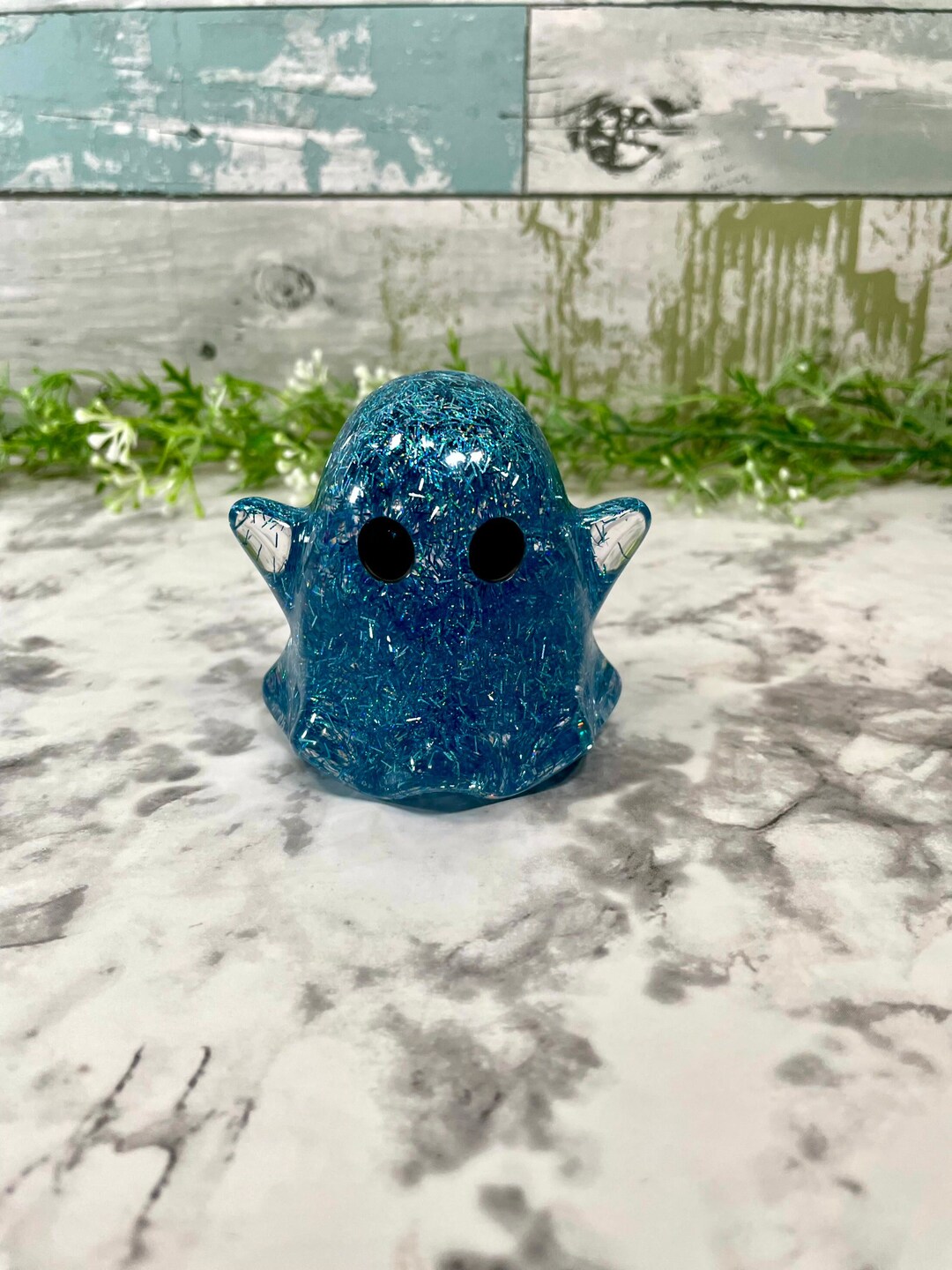 Resin Ghost Figurine, Spooky Decor, Halloween, Cute Ghost, Home Decor ...