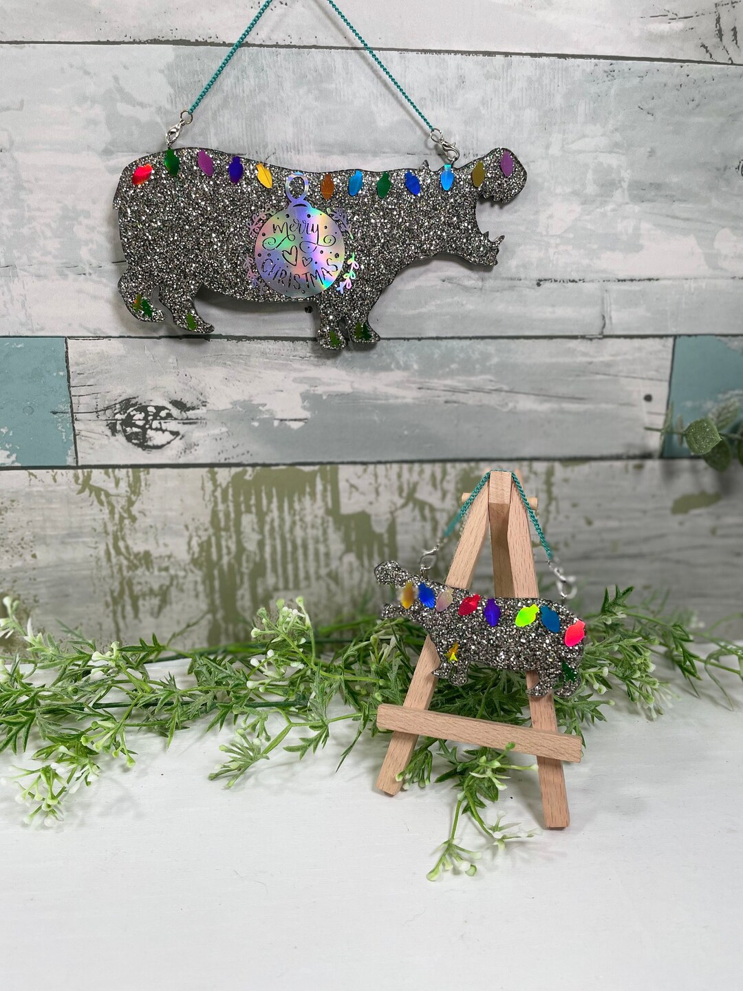 7" Hippo Hippopotamus Wall Art & Mini Hippo Hippopotamus Gift, Hippo ...