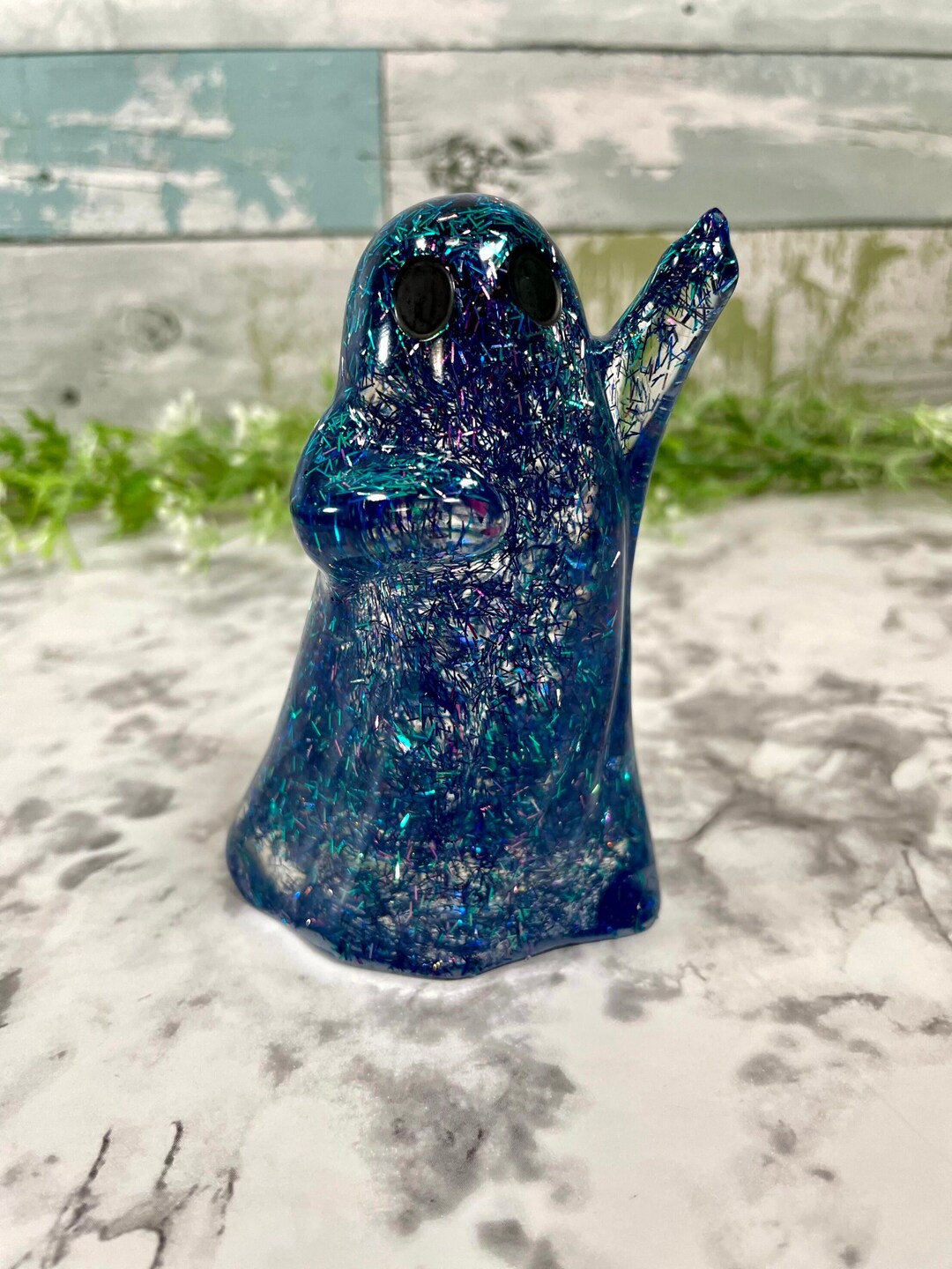 Resin Ghost Figurine, Spooky Decor, Halloween, Cute Ghost, Home Decor ...