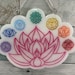 Lotus Flower Resin Wall Decor, Lotus Wall Art, Yoga Art, Flower of Life ...