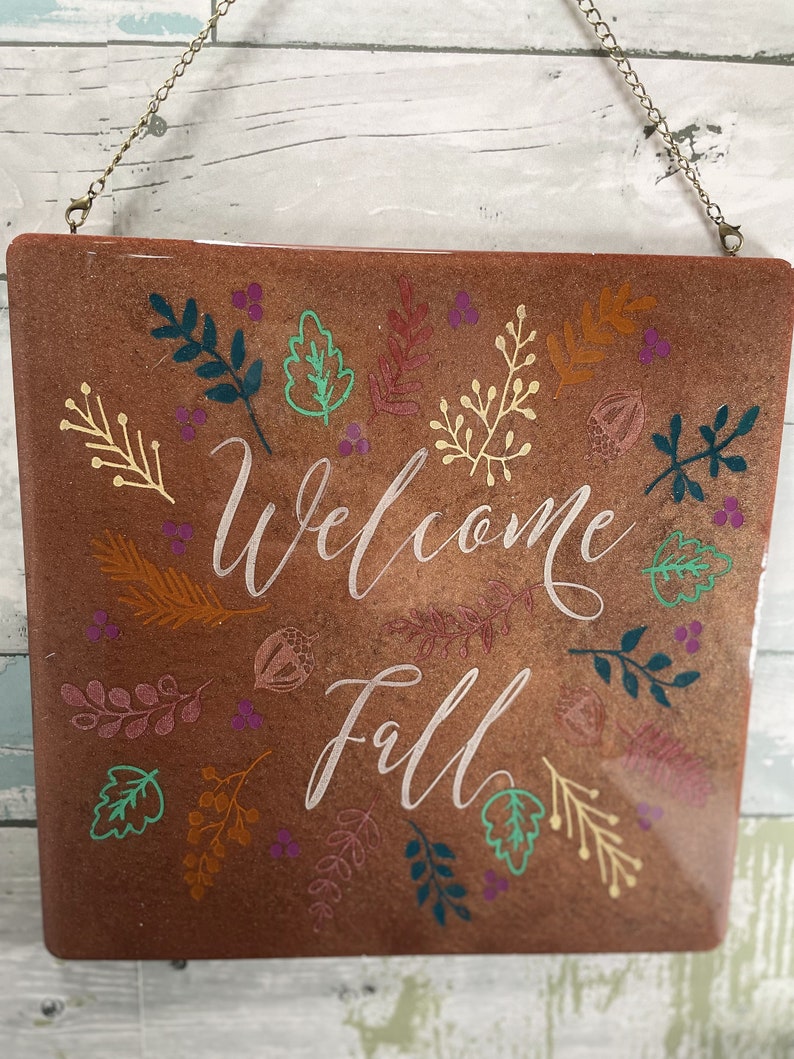 Welcome Fall, Fall Decor, Halloween Decor, Autumn Decor, Housewarming ...