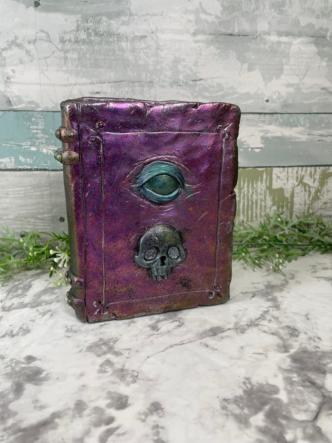 Spell Book, Spellbook, Book of Spells, Resin Decor, Resin Artwork ...