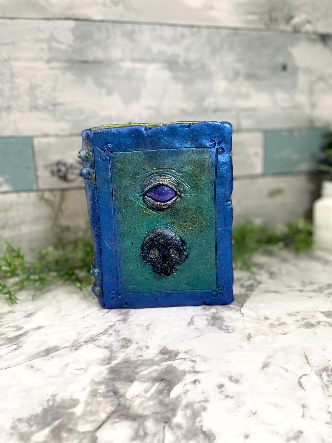 Spell Book, Spellbook, Book of Spells, Resin Decor, Resin Artwork ...