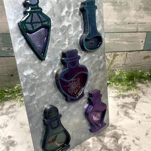 Magnet Set Spells & Potions, Potion Bottles, Halloween Home Decor ...
