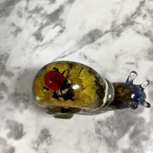 Resin Snail Figurine, Floral, Botanical, Garden, Fairy Garden, Decor ...