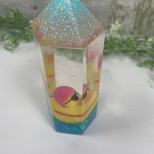 Crystal Resin Tower, Rubber Duck, Crystal Tower, Resin Obelisk, Crystal ...