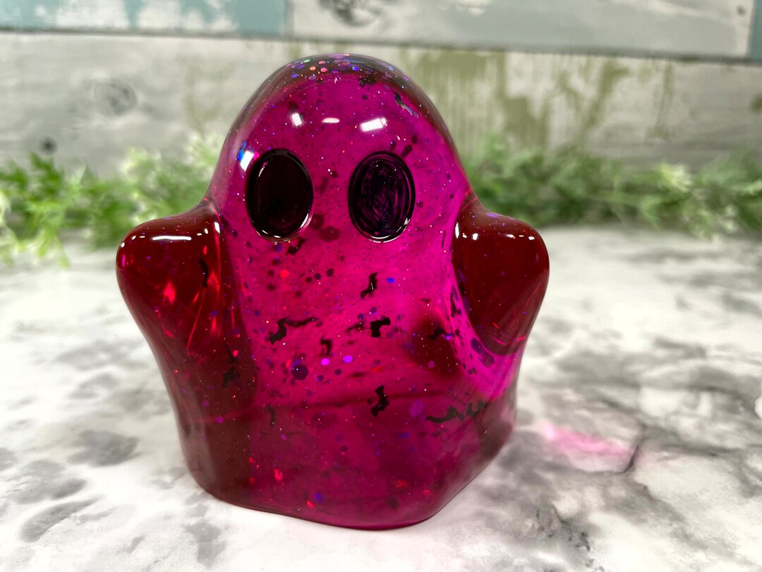 Resin Ghost Figurine, Spooky Decor, Halloween, Cute Ghost, Home Decor ...